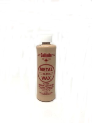 Collinite No. 850 Metal Wax 473ml, All In One Medium Cut Polish ...