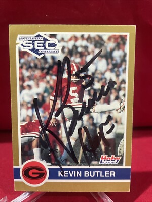 Kevin Butler - Georgia Bulldogs- Chicago Bears Autographed Card | eBay