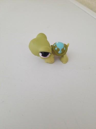 LPS #149 GREEN TURTLE WITH BLUE SPLASH AUTHENTIC LITTLEST PET SHOP ...