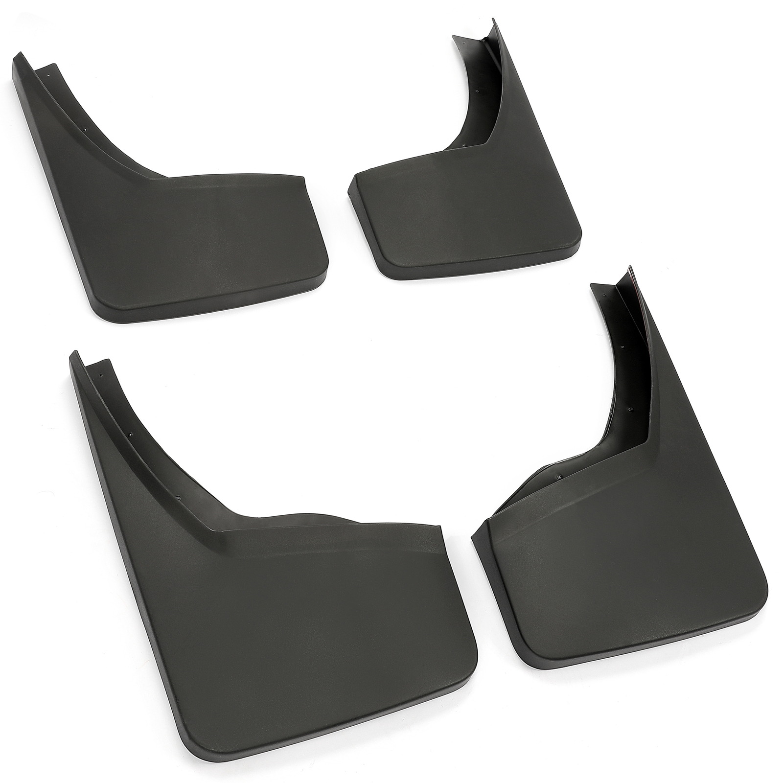 For 14-19 GMC Sierra 22894860 Front & Rear Black Grain Molded Splash ...