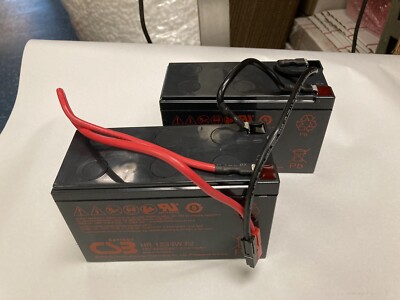 CSB,HR1234W,F2 12V 34W Sealed Lead Acid Battery Lot of 2 | eBay