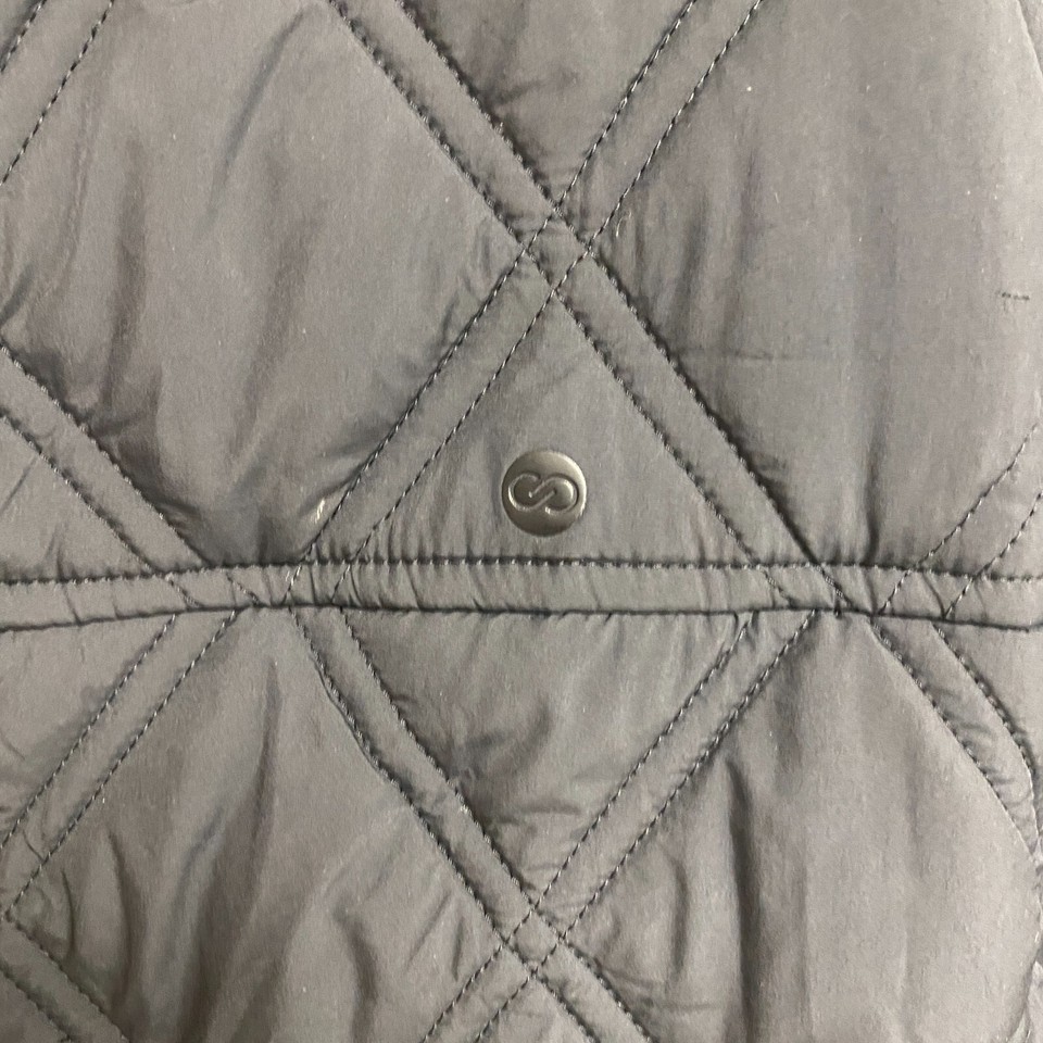 Calia Women's Outwear Quilted 1/2 Zip Pullover Jacket Pure Black ...