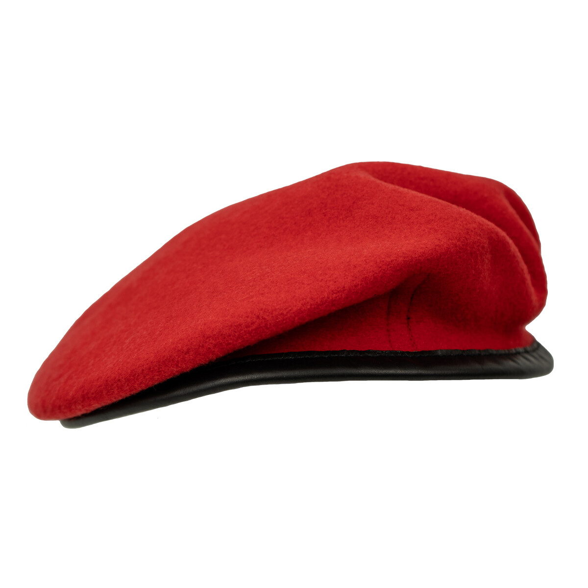 Red Beret For Sale 1pc Women's Red Solid Color Wool Beret Hat For