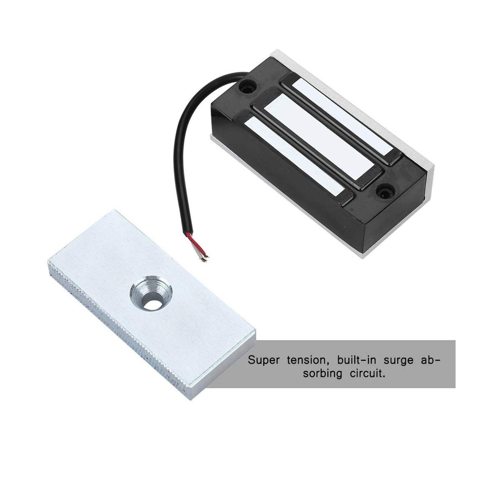 100Lbs 60kg 12V Electromagnetic Lock Cabinet Lock Door Embedded ...