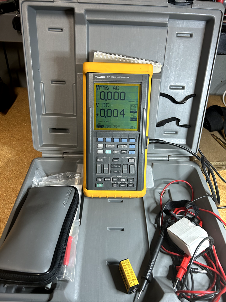 Fluke 97 Auto Scopemeter Dual Trace 50 MHz Handheld Oscilloscope | eBay