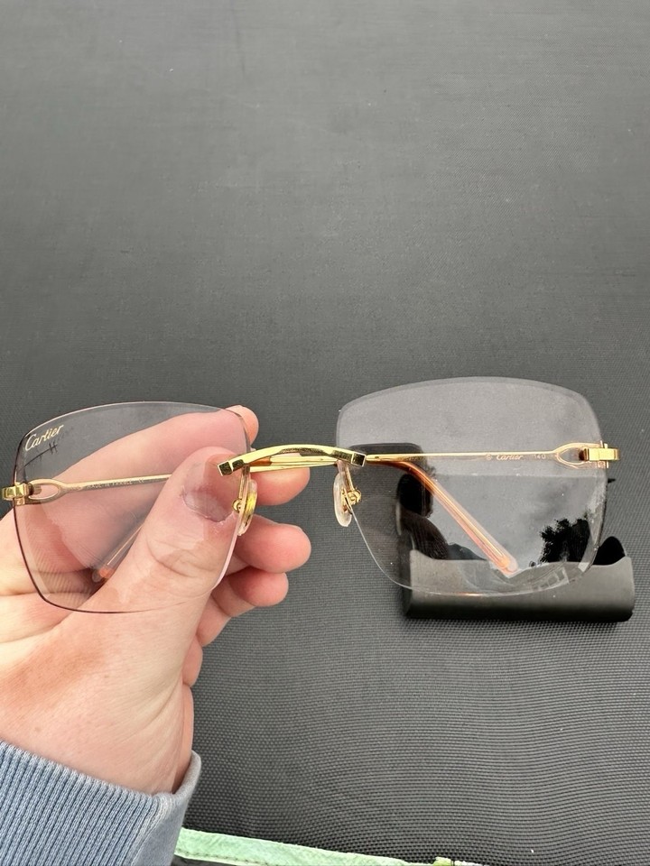 Cartier Rimless Glasses | eBay