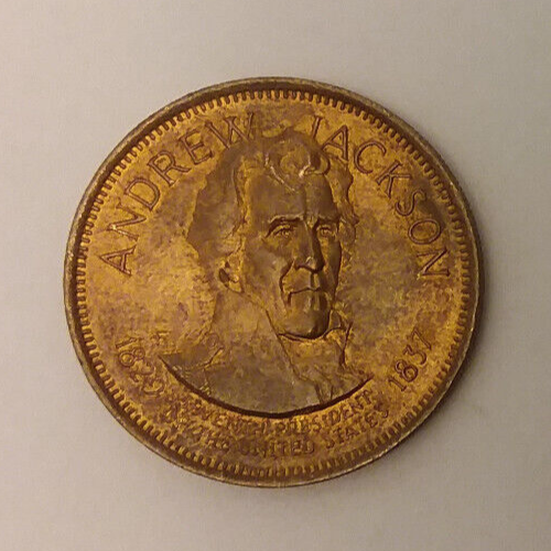 Andrew Jackson 7th President Coin Medal Token 26mm | eBay