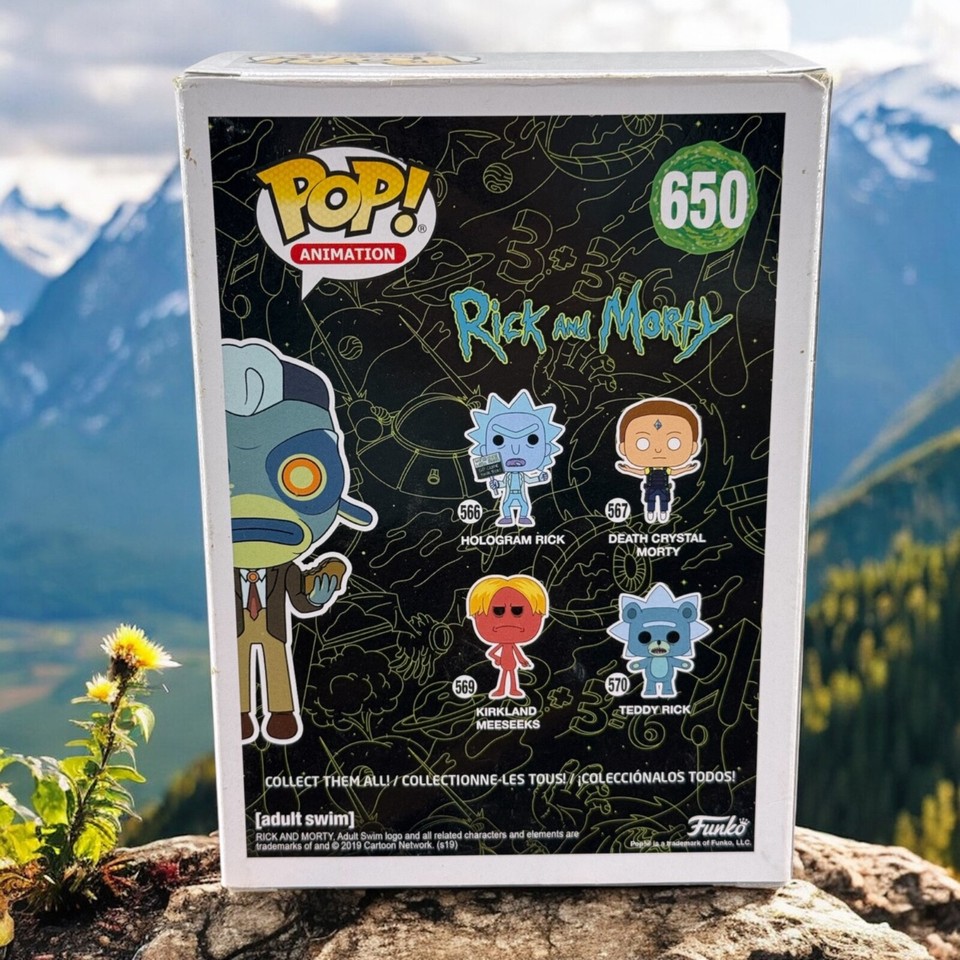 Rick and Morty 650 Tony Funko Pop Signed By David Angelo Roman Vinyl ...