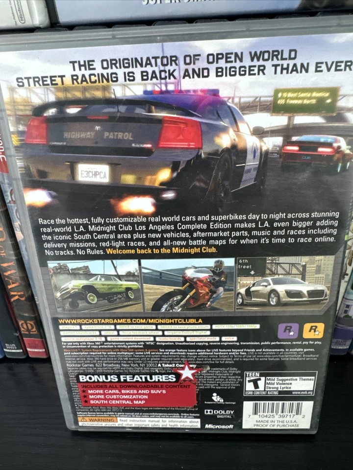 Midnight Club: Los Angeles -- Complete Edition (Platinum Hits ...