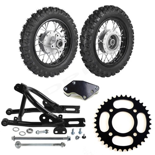 2.50-10 Front Rear Wheels Tire Rim Swing Arm Kit For Dirt Bike CRF50 ...