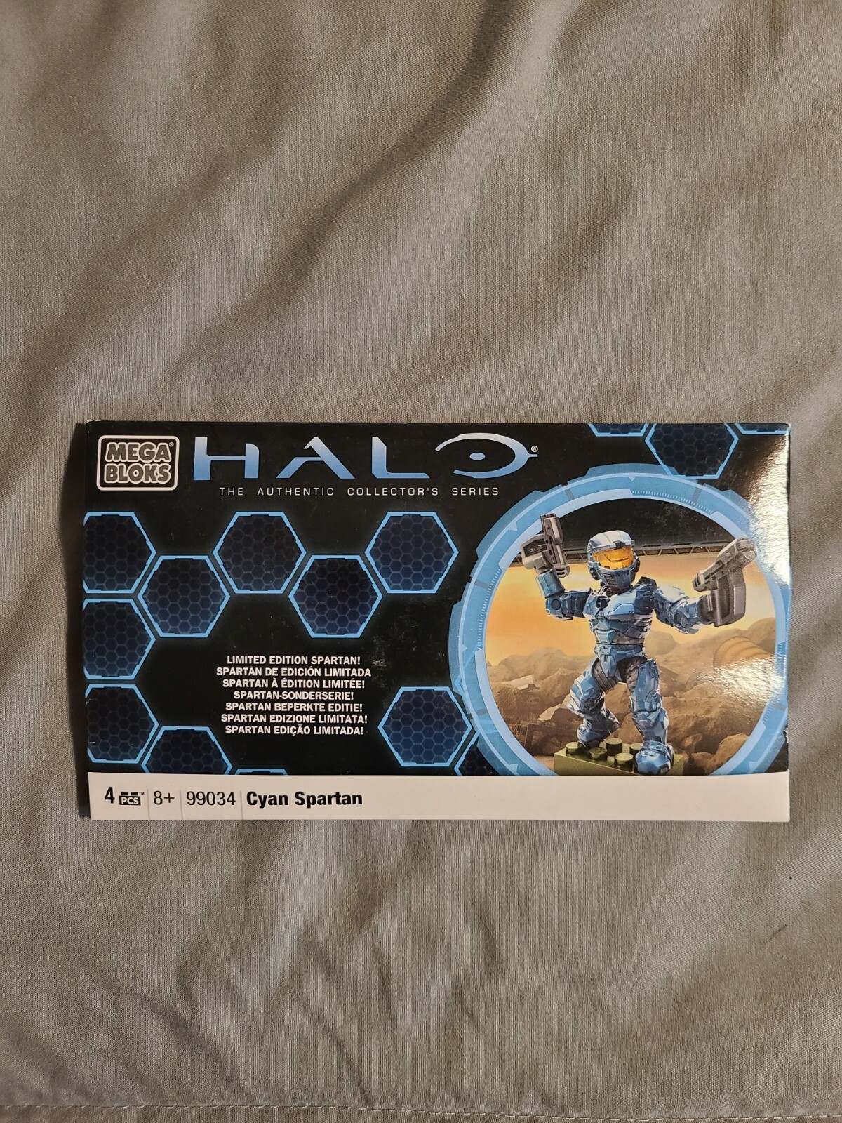 Cyan Spartan Halo Mega Bloks RARE Exclusive Set | eBay