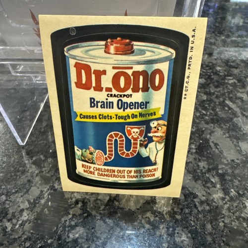 DR ONO - 1973 Wacky Packages Stickers - Series 3 - NM or Better Tan ...