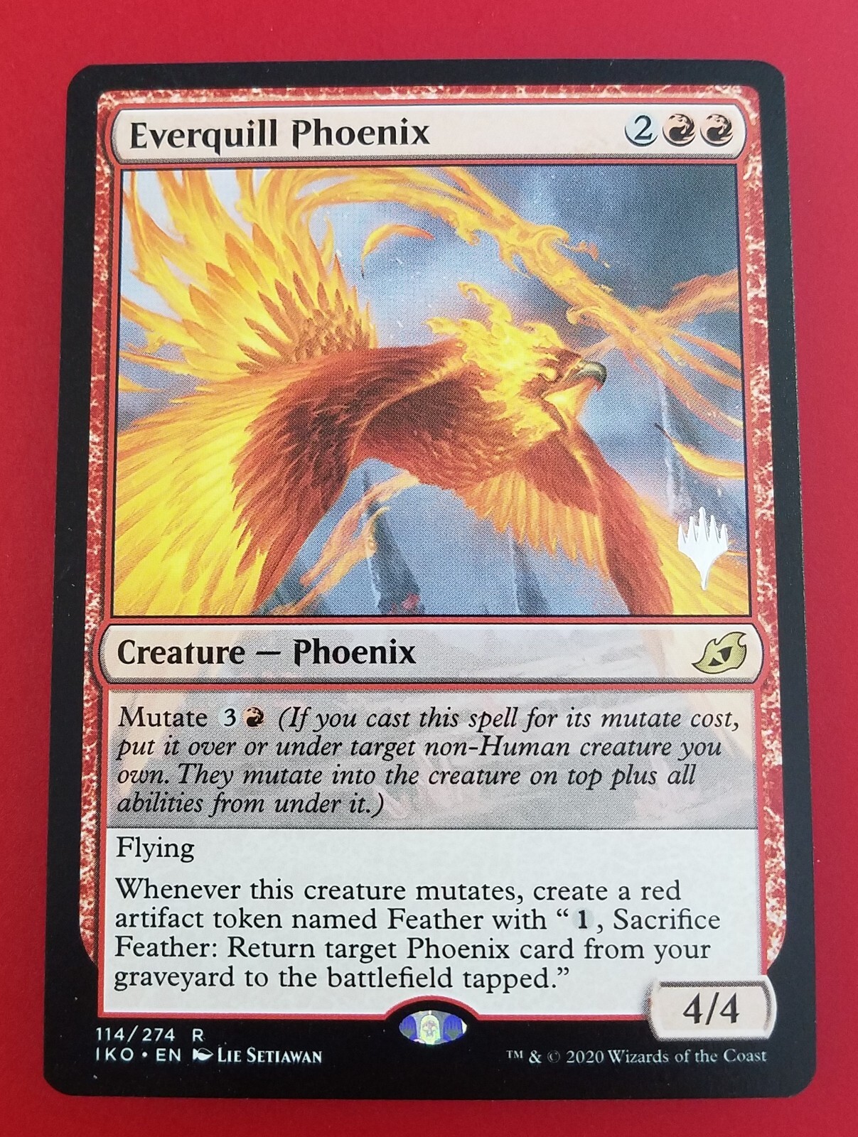 1x Everquill Phoenix | Promo Pack | Ikoria Lair of Behemoths | MTG ...