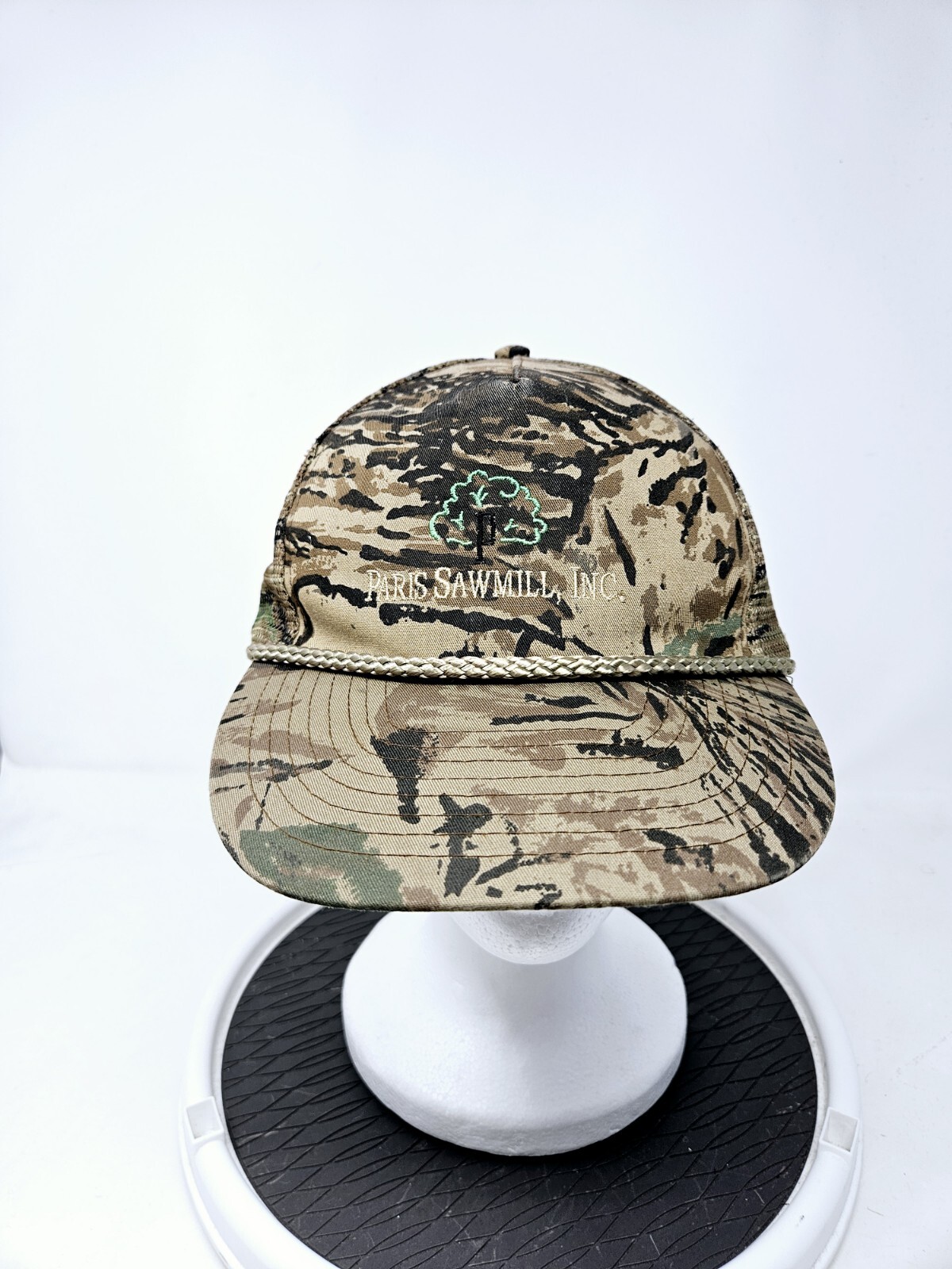 Vintage Camo 90s Snapback Hat Hunting Outdoors Y2K Us… - Gem