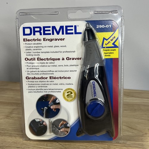 NEW DREMEL 290 ENGRAVER TOOL KIT WITH TIP & TEMPLATE ELECTRIC 115 VOLT ...