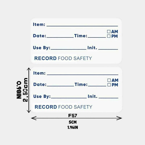 20Pcs/Roll Date Labels Fridge Food Storage Labels Catering Stickers ...