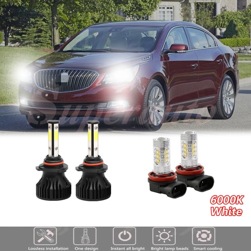 For Buick LaCrosse 2014-2016 LED Headlight High&Low Beam Fog Light Bulb ...