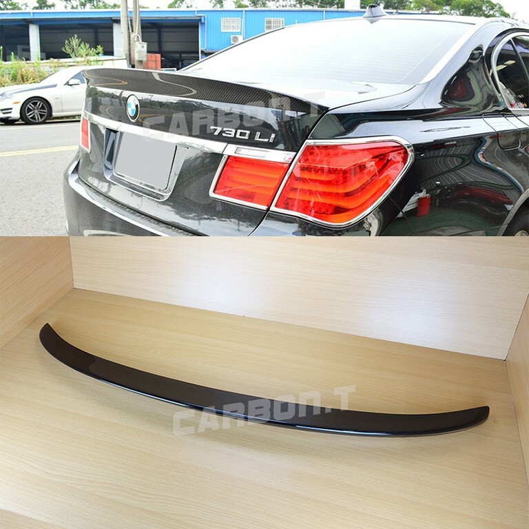 Painted #668 Jet Black Rear Boot Trunk Spoiler ABS BMW F01/F02 7-Series ...