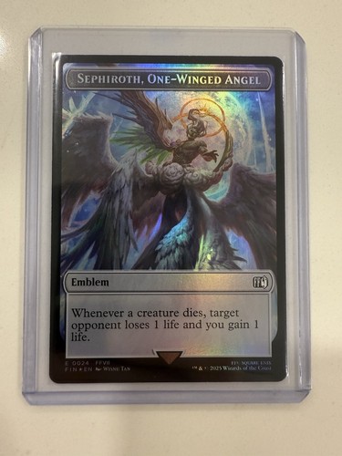 Final Fantasy x MtG - Sephiroth, One-Winged Angel - Emblem - FOIL 0024 ...