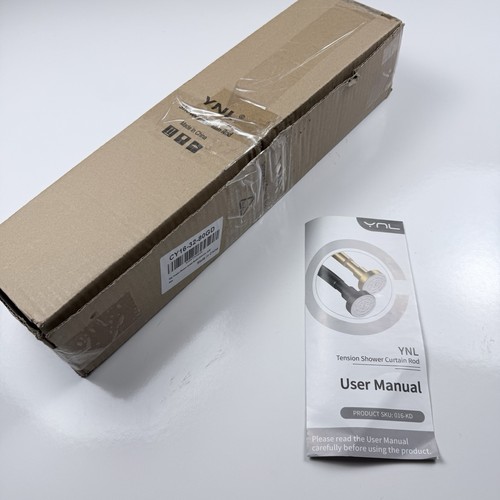 NEW YNL Gold Tension Shower Curtain Rod 32"-80" No Drill Adjustable ...