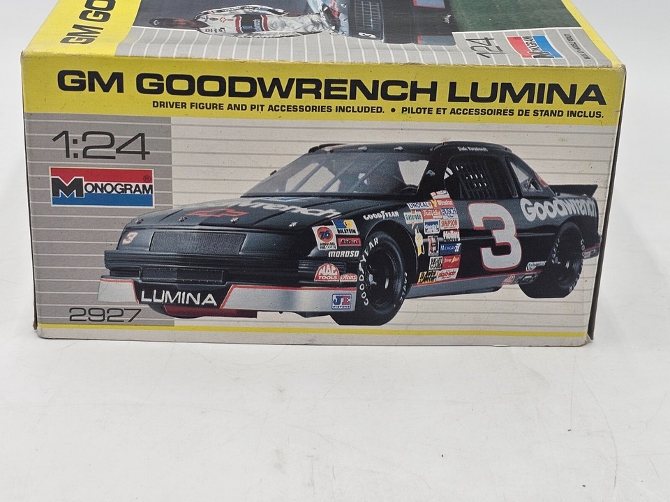 Monogram GM Goodwrench Lumina #3 NASCAR Model Kit 1:24 Scale Vintage ...