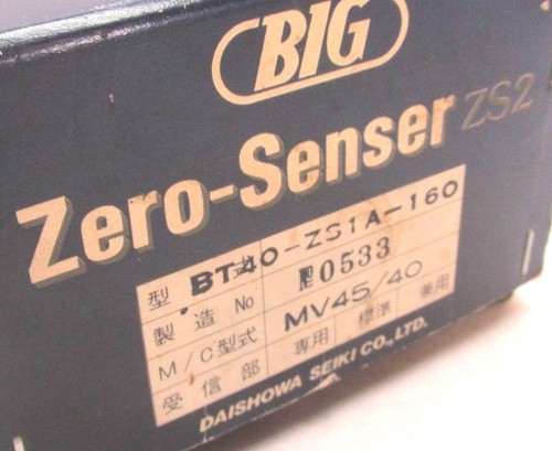 BIG ZERO-SENSER ZS2 AUTO MEASUREMENT TOUCH SENSOR w/ BT40 SHANK - #BT40 ...