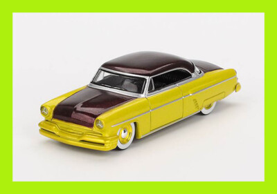 NOV 2024 Mini GT #794 Lincoln Capri Hot Rod 1954 Lime Yellow 1/64 | eBay