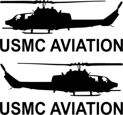 "USMC AVIATION SET" 3 Mil Vinyl Sticker for Car or Truck Window | eBay