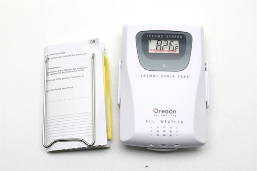 Oregon Scientific THR268 Cable Free All Weather Wireless Temperature ...