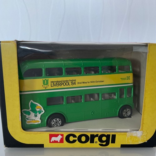 VINTAGE 1984 CORGI 469 MERSEYSIDE TRANSPORT LIVERPOOL GARDEN FESTIVAL ...
