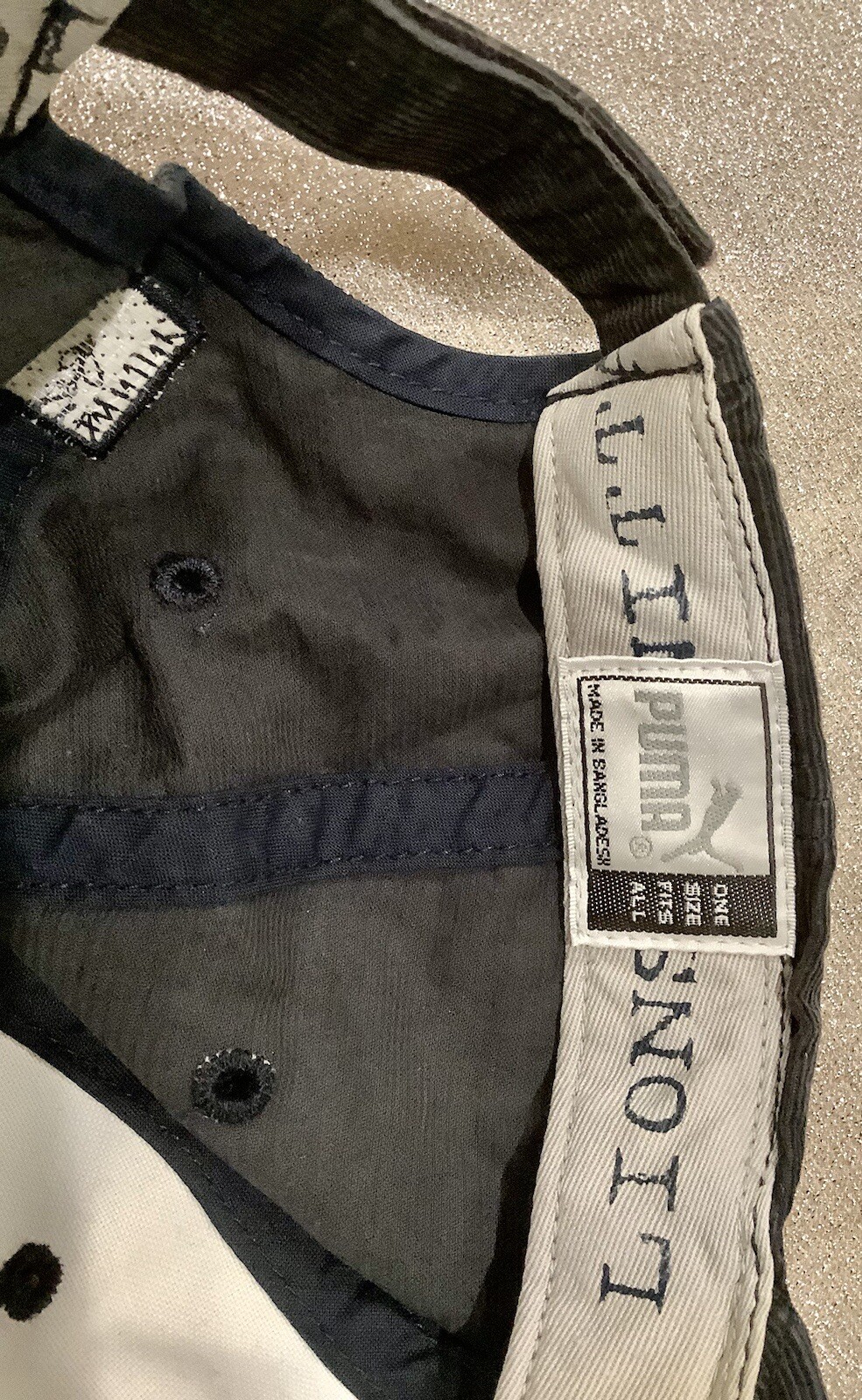 Penn State Adjustable Cap Hat Corduroy Blue Nittany Lions Puma | eBay