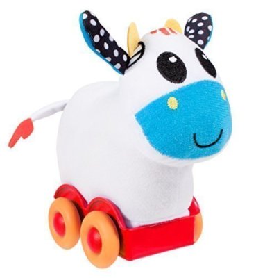 Sassy Pull and Roll Small Cow - Baby Crawling 6+ Months Toy Gift ...