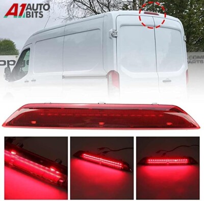 High Level Third Brake Stop Red LED Light Fit Ford Transit MK8 Tourneo ...