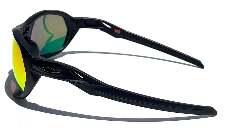 NEW Oakley PLAZMA Matte Black POLARIZED Galaxy Ruby Lens Sunglass 9019 ...