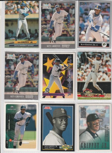 Ken Griffey Jr. LOT OF 22 BASEBALL CARS SEATTLE MARINERS | eBay