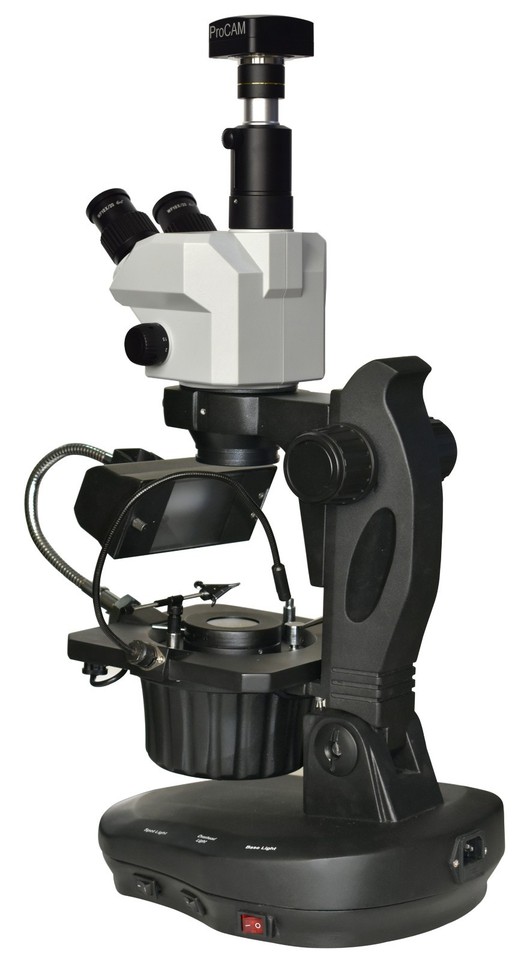 Long Working High Zoom Stereo Gemology Gemstone Darkfield Microscope ...
