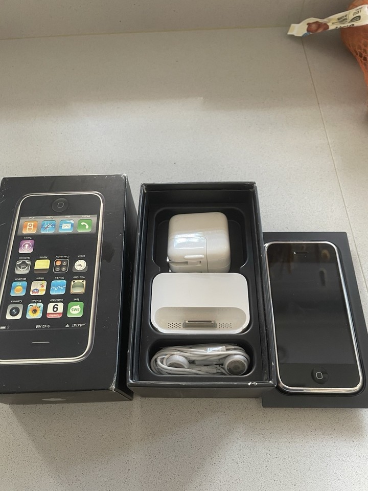 Original Apple iPhone 2G 1st Generation 8GB Open Box,CIB ***Ask For ...
