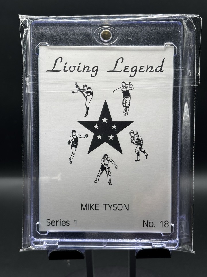 1990 MIKE TYSON Living Legend Series 1 #18 Boxing ROOKIE RC Card NM | eBay