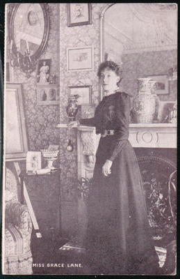 GRACE LANE Yes or No Series Stage Actress Vintage Postcard | eBay
