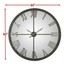 XL 60 inch Mirrored Round Wall Clock Oversize Modern Mirror Glass ...