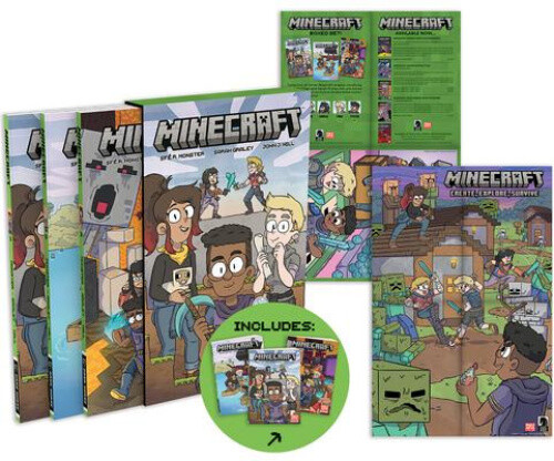 Minecraft Boxed Set (Graphic Novels) by Graley, Sarah [Paperback] NEUF ...