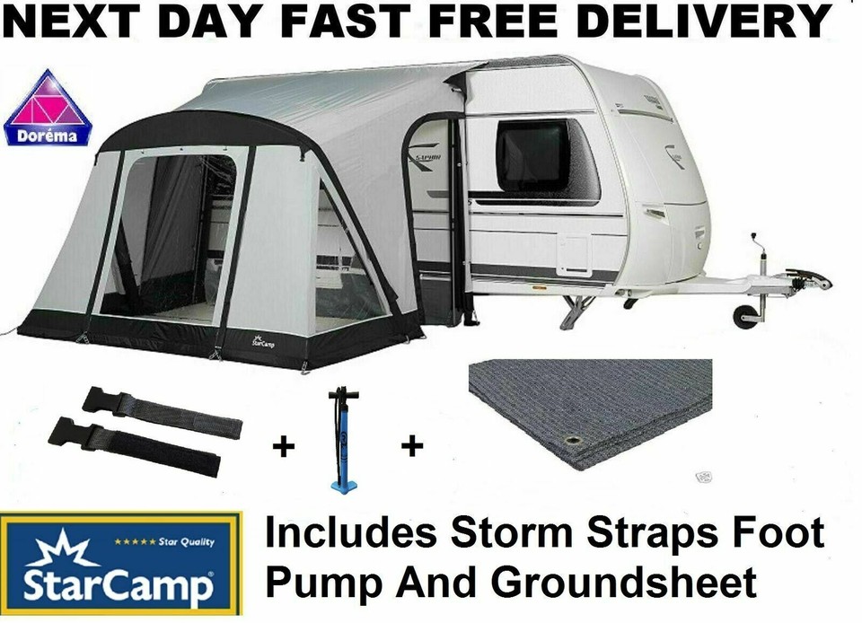 Starcamp Quick And Easy 265 AIR Inflatable Caravan Porch Awning ...