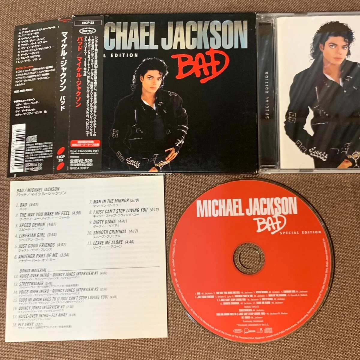 Michael Jackson Bad Special Edition Cd