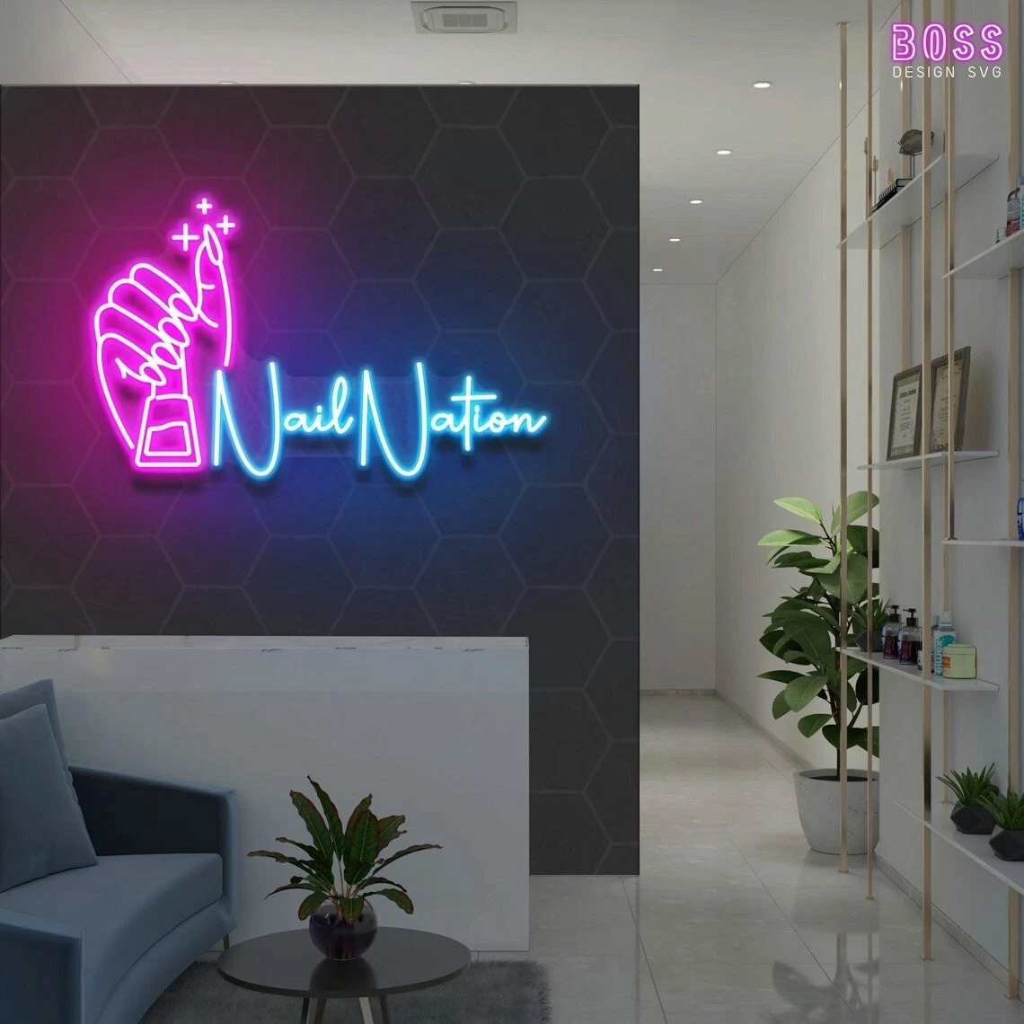 Nail Salon Decor