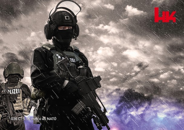 Heckler Koch G36C Black Ops Police SWAT Poster Assault Rifle SOCOM ...