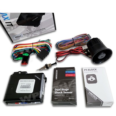 Firstech CM-900AS Controller Remote Start & Alarm Security MAX IT Kit ...