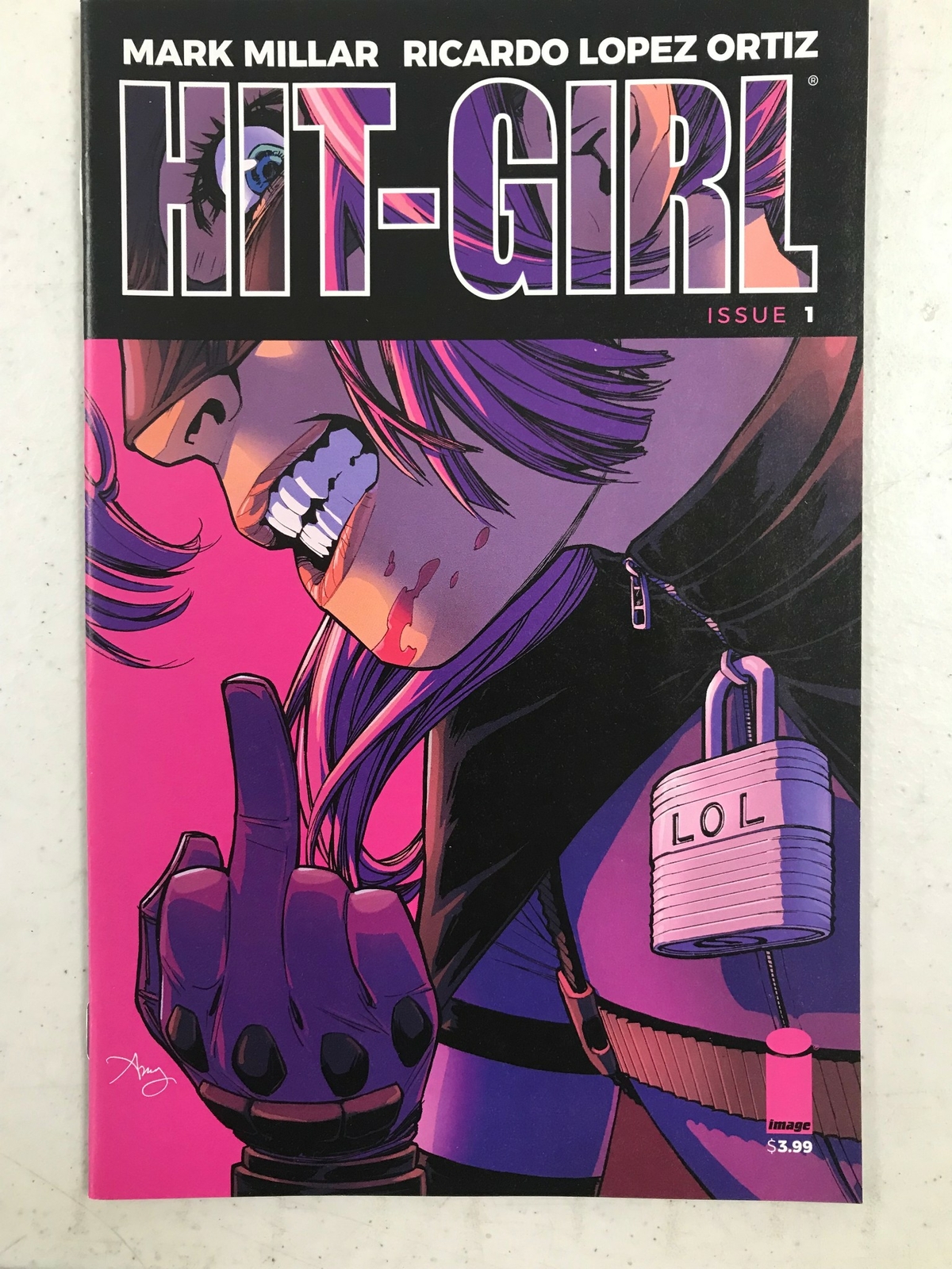 Hit Girl Comic Coloring Pages