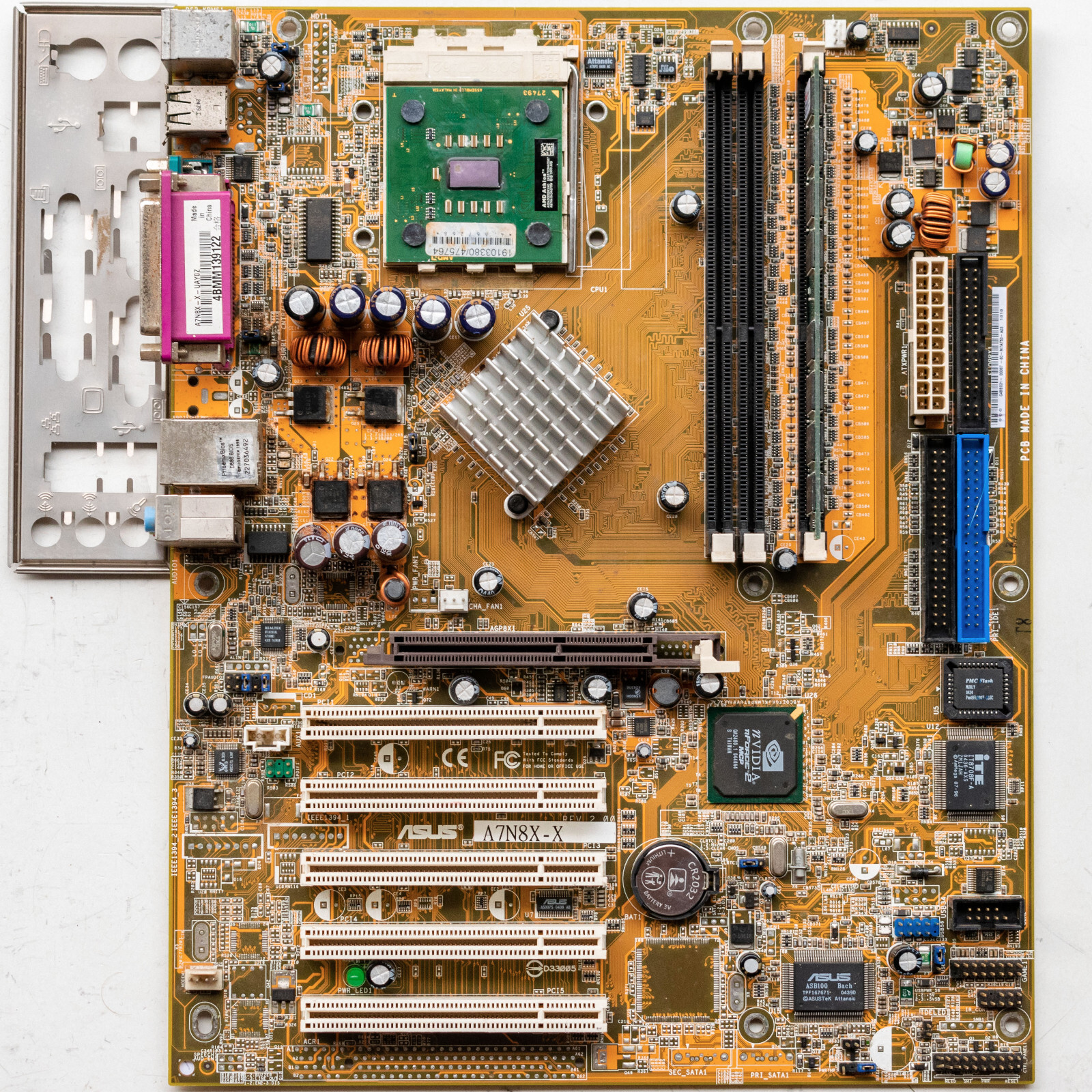 Asus A7N8X-X Socket A 462 Motherboard ATX DDR Nvidia nForce2 400 ...