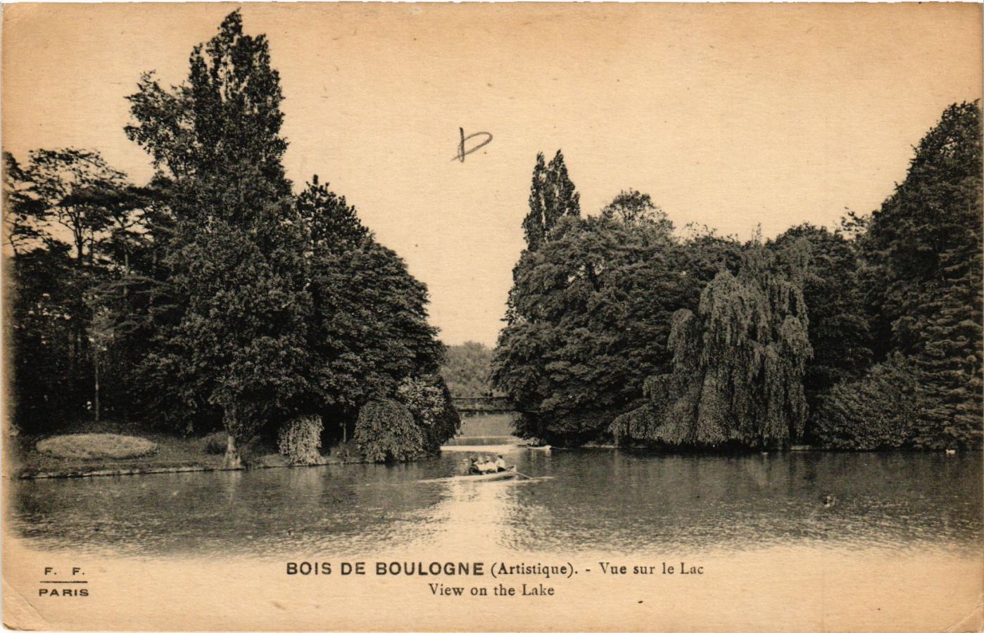 CPA Paris 16e Paris-Bois de Boulogne-Vue sur le Lac (313010) | eBay