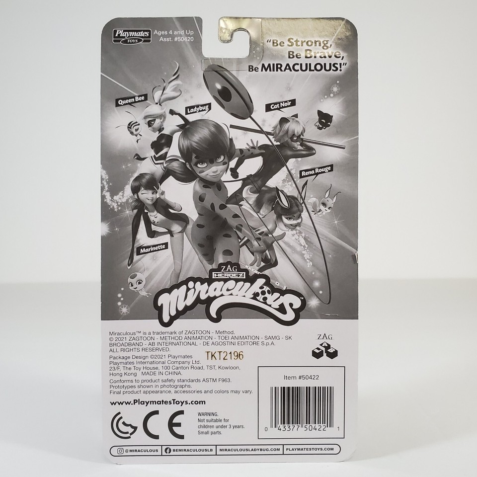 Playmates Toys 5" Miraculous Cat Noir Adrien Agreste Action Figure ZAG ...
